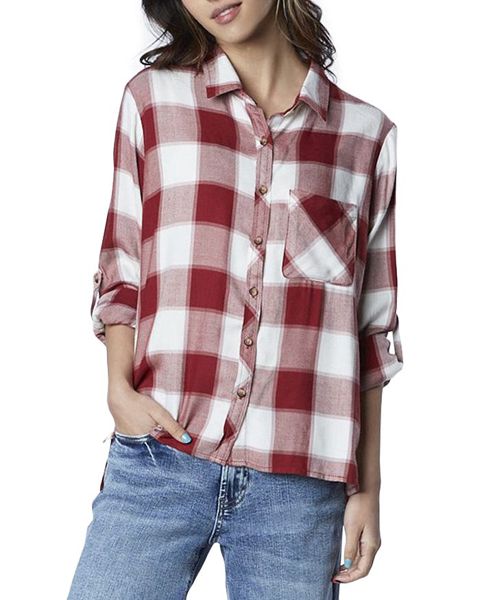 Billy T Check Me Out Roll Tab Shirt | Bloomingdale's