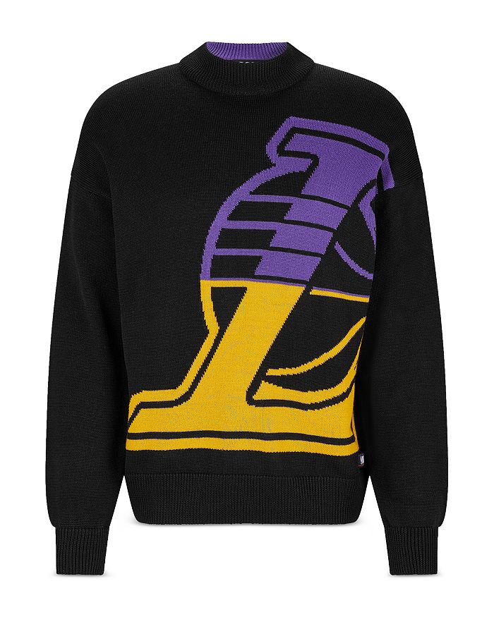 BOSS BOSS Relaxed Fit Lakers Basketball Sweater | Bloomingdale's