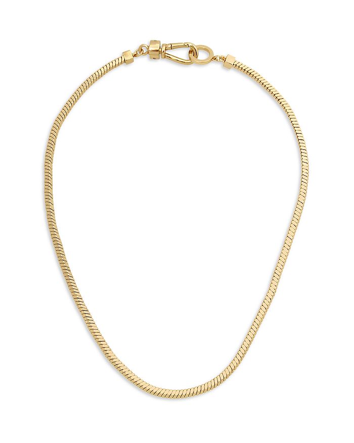 ALLSAINTS Snake Chain Collar Necklace, 17" | Bloomingdale's