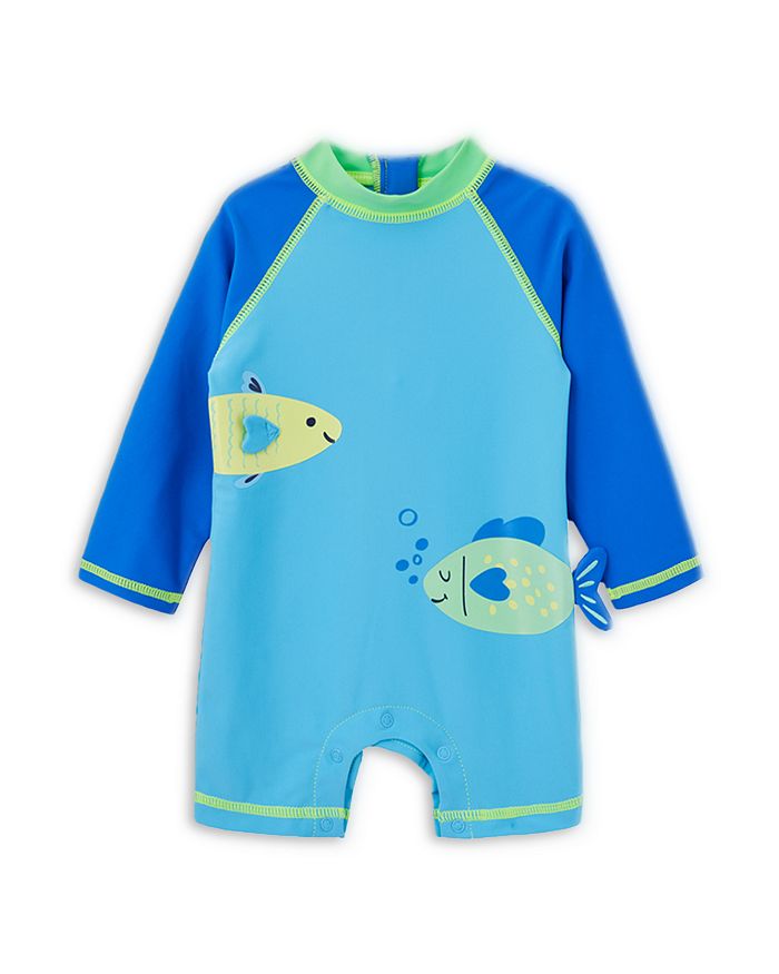 Little Me Boys' Fish Rash Guard Suit - Baby | Bloomingdale's