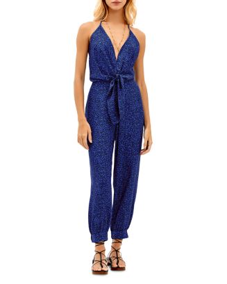 ViX Paula Hermanny ViX Tita Nelly Floral Print Jumpsuit Swim Cover-Up ...