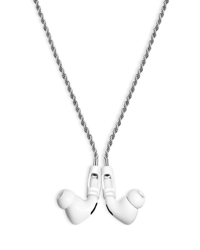 Tapper Air Pod/Air Pod Pro Rope Chain in Silver Plate | Bloomingdale's