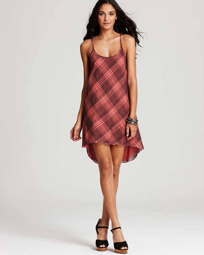 Element The New Wave: Dress - Catherine Racerback Check Dress ...