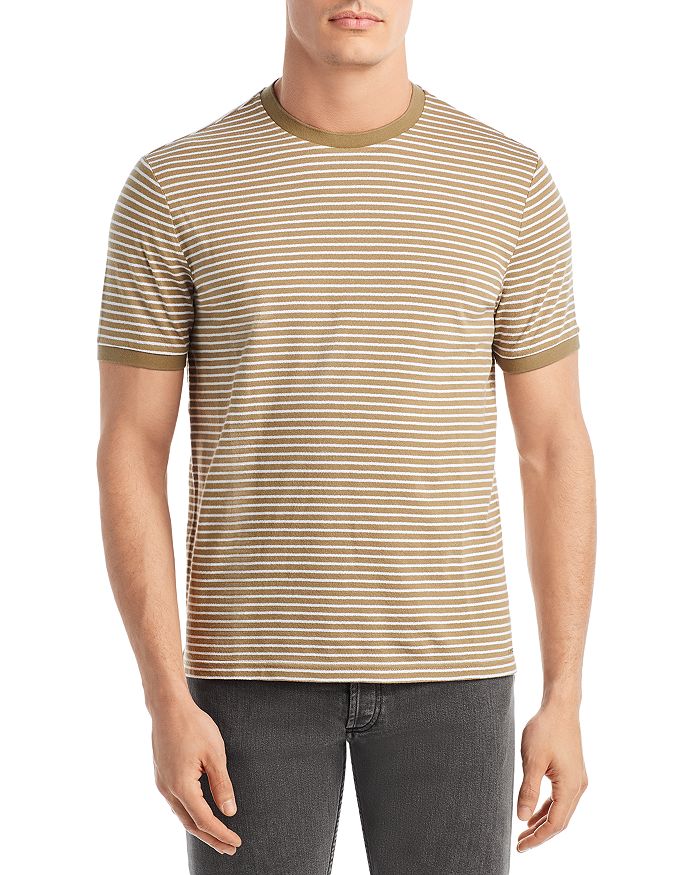 Michael Kors Feeder Striped Crewneck Tee | Bloomingdale's