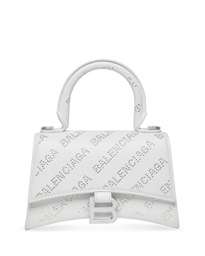 Balenciaga Hourglass XS Rhinestone Handbag | Bloomingdale's