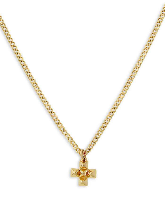 ALLSAINTS Cross Pendant Necklace, 18" | Bloomingdale's