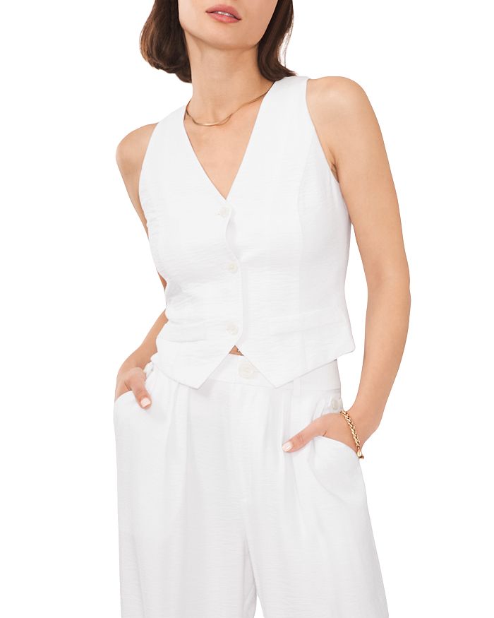 1.STATE Button Front Micro Vest | Bloomingdale's