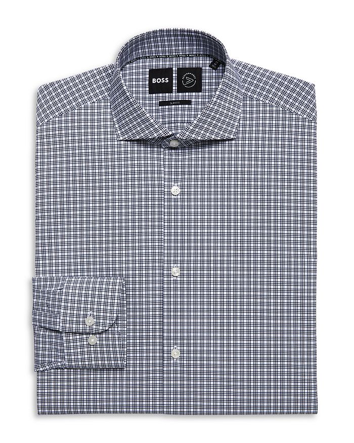 BOSS Check Slim Fit Dress Shirt | Bloomingdale's