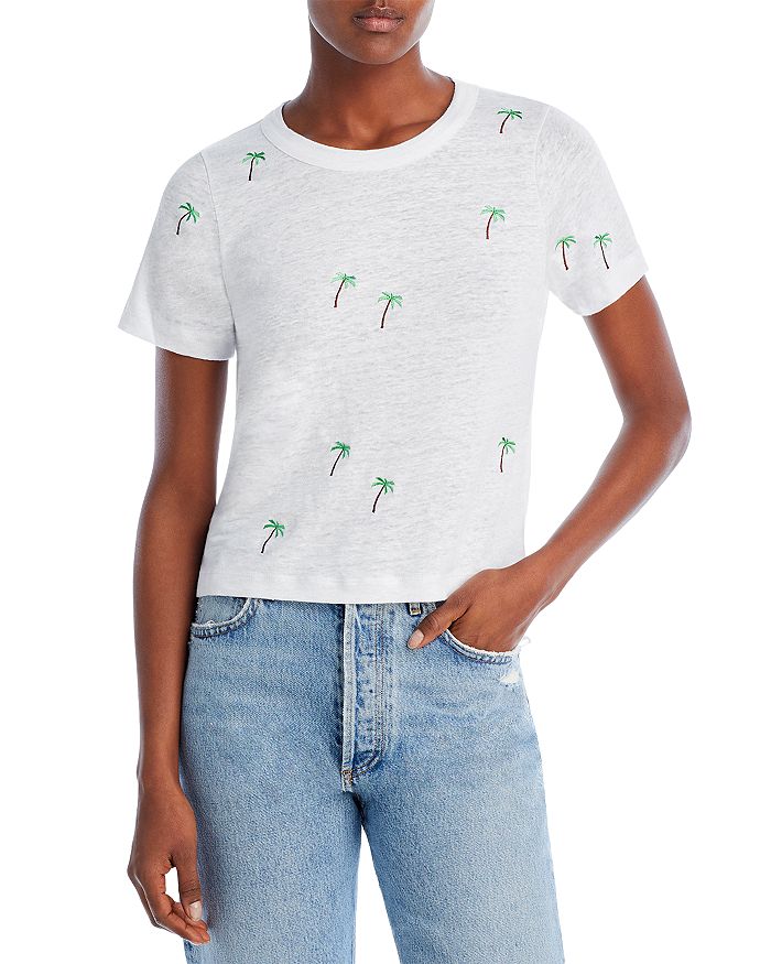 CHASER Embroidered Palm Tree Tee | Bloomingdale's