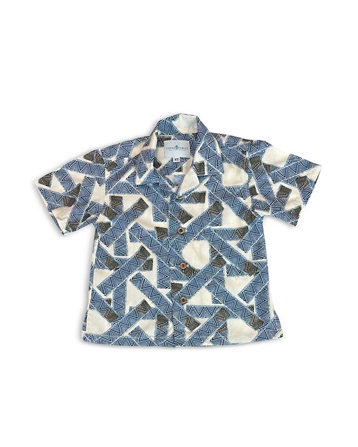 Coradorables Boys' Justin Printed Camp Shirt - Big Kid | Bloomingdale's