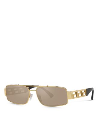 Versace Rectangle Sunglasses, 60mm | Bloomingdale's