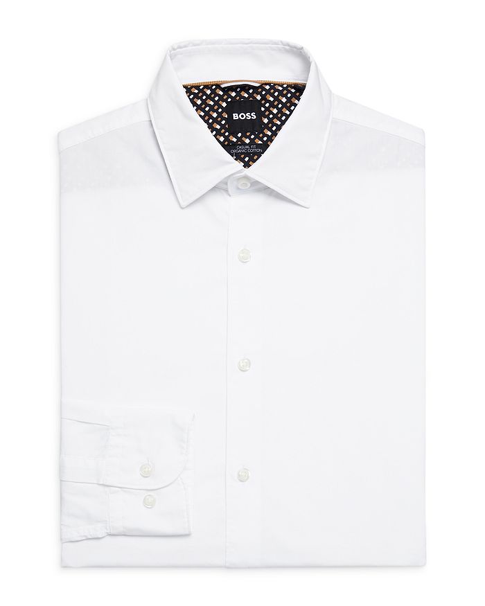 BOSS Hal Kent Casual Fit Button Front Dress Shirt | Bloomingdale's
