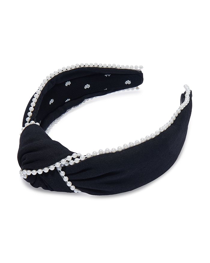 Lele Sadoughi Beaded Edge Knotted Headband | Bloomingdale's