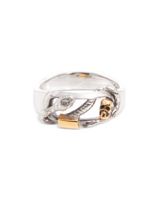 Alexander McQUEEN Snake & Skull Ring | Bloomingdale's