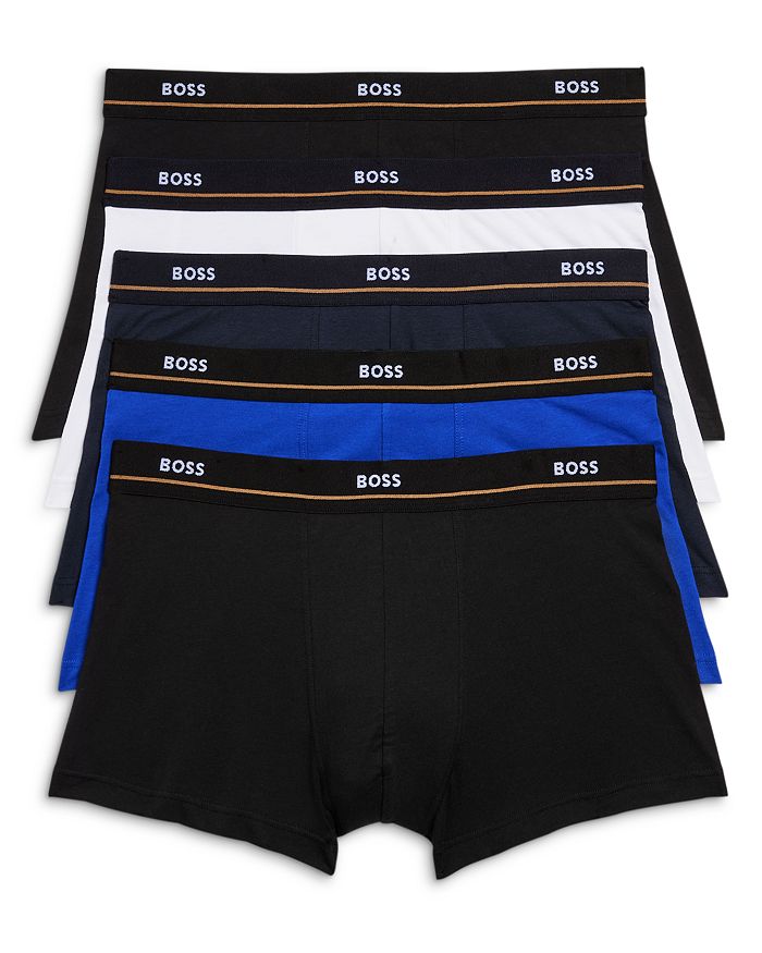 BOSS Essential Cotton Blend Trunks, Pack of 5 | Bloomingdale's