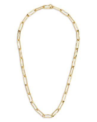 Gucci 18K Yellow Gold Link to Love Large Square Link Chain Necklace, 19 ...