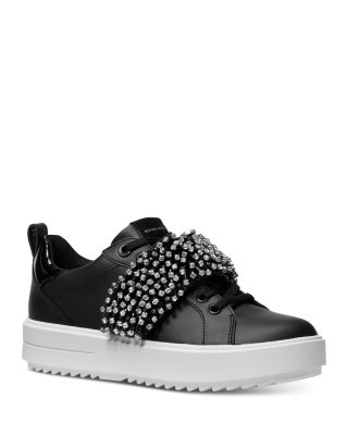 Michael Kors Women s Emmett Embellished Lace Up Low Top Sneakers Bloomingdale s