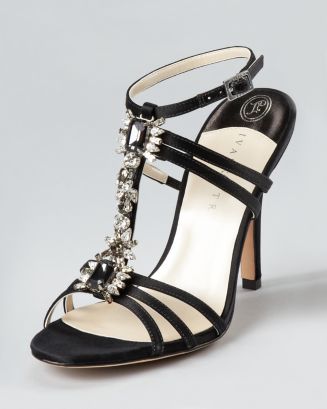IVANKA TRUMP Evening Sandals - Abilene Jeweled T Strap | Bloomingdale's