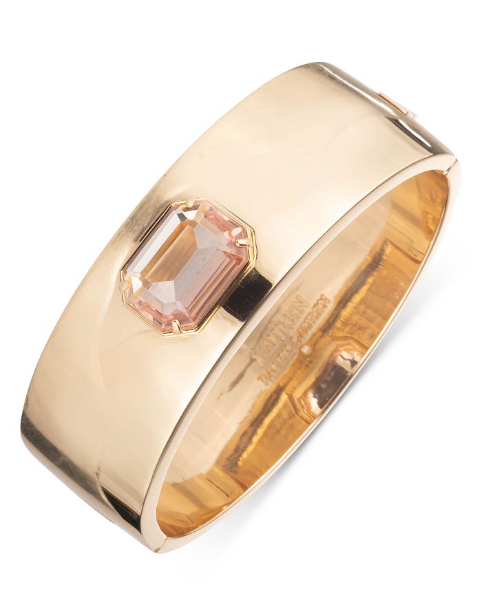 Ralph Lauren Color Stone Bangle Bracelet in Gold Tone | Bloomingdale's