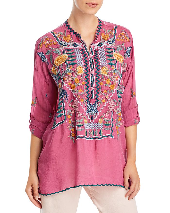 Johnny Was Faylin Embroidered Tunic | Bloomingdale's