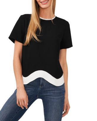 CeCe Wavy Hem Top | Bloomingdale's
