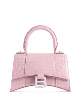 Click here for Balenciaga Hourglass Xs Handbag Crocodile Embossed prices