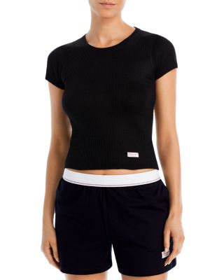 Click here for Alexander Wang Cotton Short Sleeve Tee prices