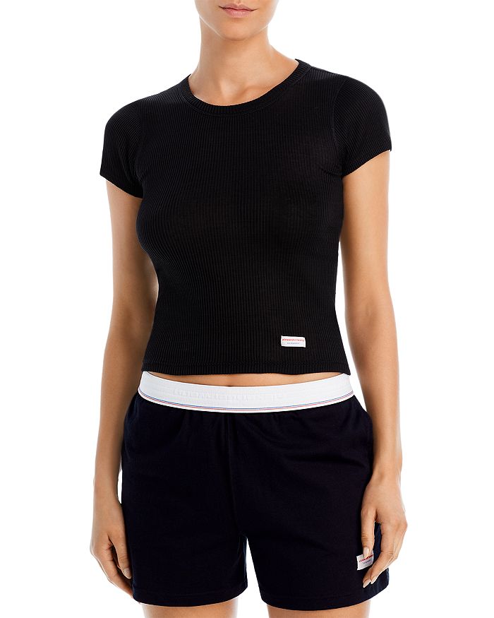 Alexander Wang Cotton Short Sleeve Tee | Bloomingdale's