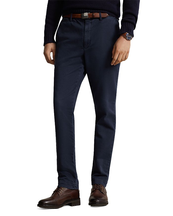 Polo Ralph Lauren Stretch Slim Fit Knitlike Chino Pants | Bloomingdale's