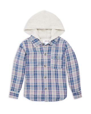 Sovereign Code Boys' Northern Hooded Plaid Shirt - Baby | Bloomingdale's