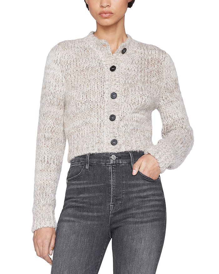 FRAME Marl Cardigan Sweater | Bloomingdale's