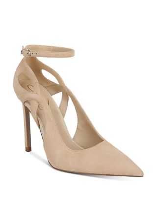 Sam Edelman Women's Adelisa Pointed Toe Cutout High Heel Pumps ...