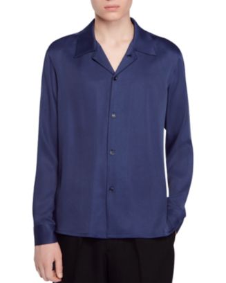 Sandro Requin Spread Collar Shirt | Bloomingdale's
