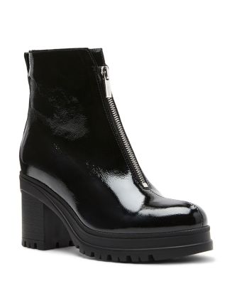 La Canadienne Women's Penn Patent Leather Booties | Bloomingdale's