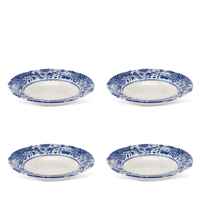 Spode Blue Italian Brocato Soup Plate, Set of 4 | Bloomingdale's