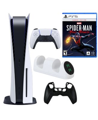 SONY PlayStation 5 Console with Spiderman Miles Morales Game and ...