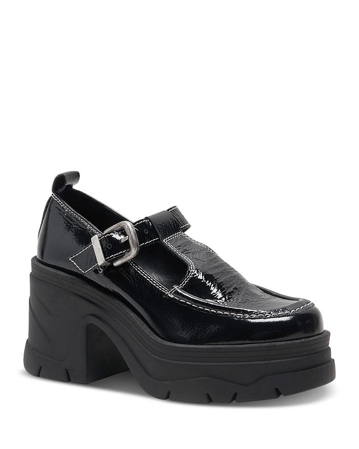 Free People Women's Mayla T Strap Platform Mary Jane Pumps | Bloomingdale's