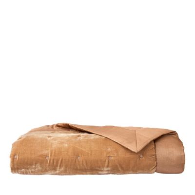 Yves Delorme Cocon Velvet Counterpane Quilt | Bloomingdale's Home