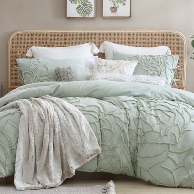 Click here for Peri Home Chenille Rose Duvet Cover Set  King prices