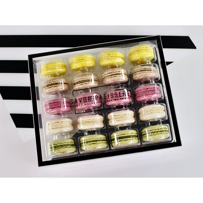 Savor Patisserie Classics French Macarons Gift Box, 20 Piece ...