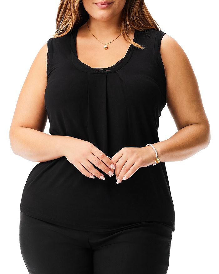 NIC+ZOE Plus Date Night Draped Tank | Bloomingdale's