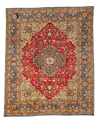 Bashian One of a Kind Persian Kum Area Rug, 9'9" x 13' | Bloomingdale's