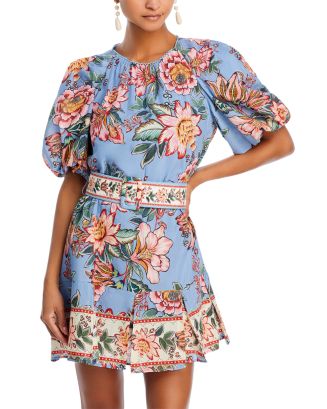 FARM Rio Wonderful Bouquet Mini Dress | Bloomingdale's