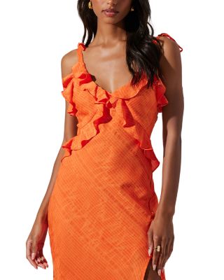 Orange Designer Dresses and Gowns | Bloomingdales