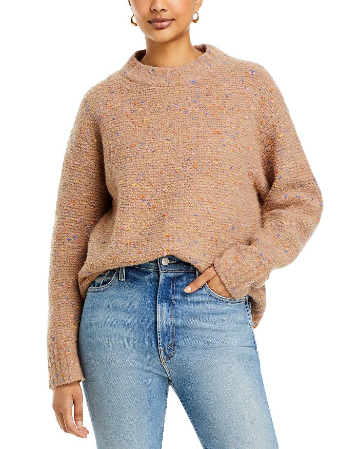 Theory Multicolored Boucle Sweater | Bloomingdale's