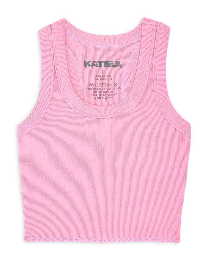 KatieJnyc Girls' Livi Cropped Tank Top - Big Kid | Bloomingdale's