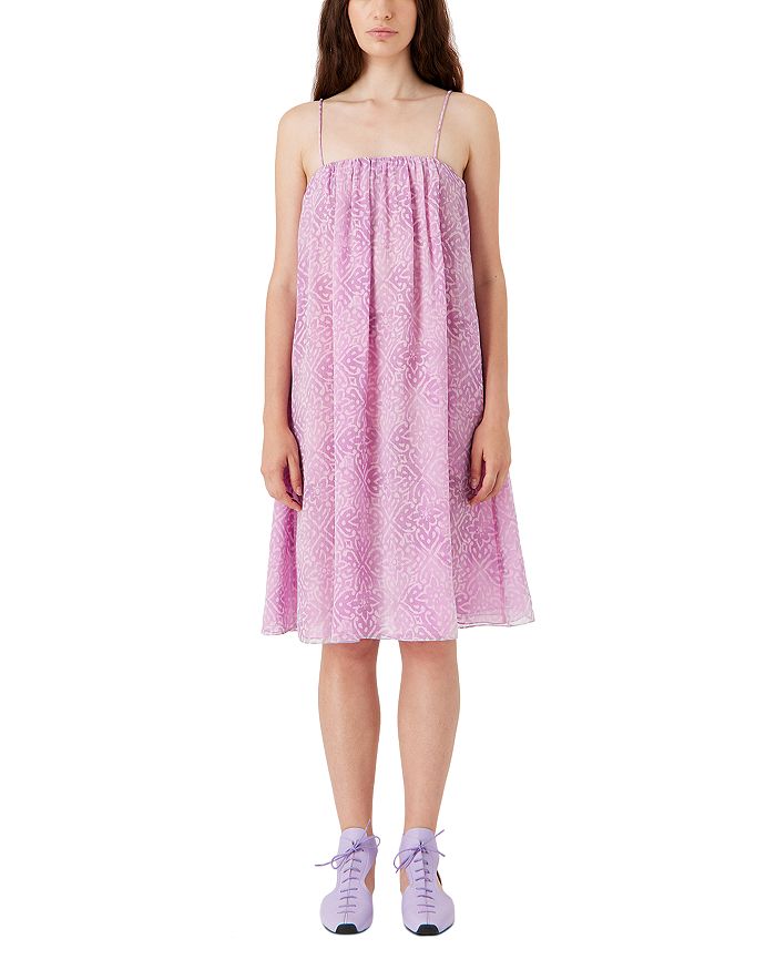 Emporio Armani Silk Floral Creponne Dress | Bloomingdale's