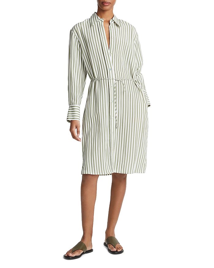 Vince Tie Waist Shirt Dress | Bloomingdale's