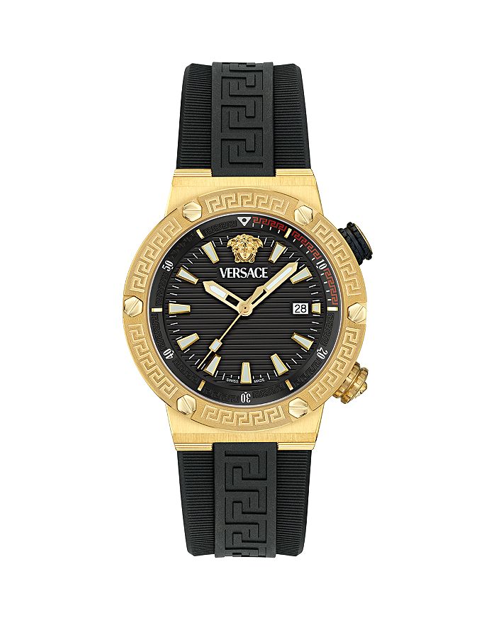 Versace Greca Logo Diver Watch, 43mm | Bloomingdale's