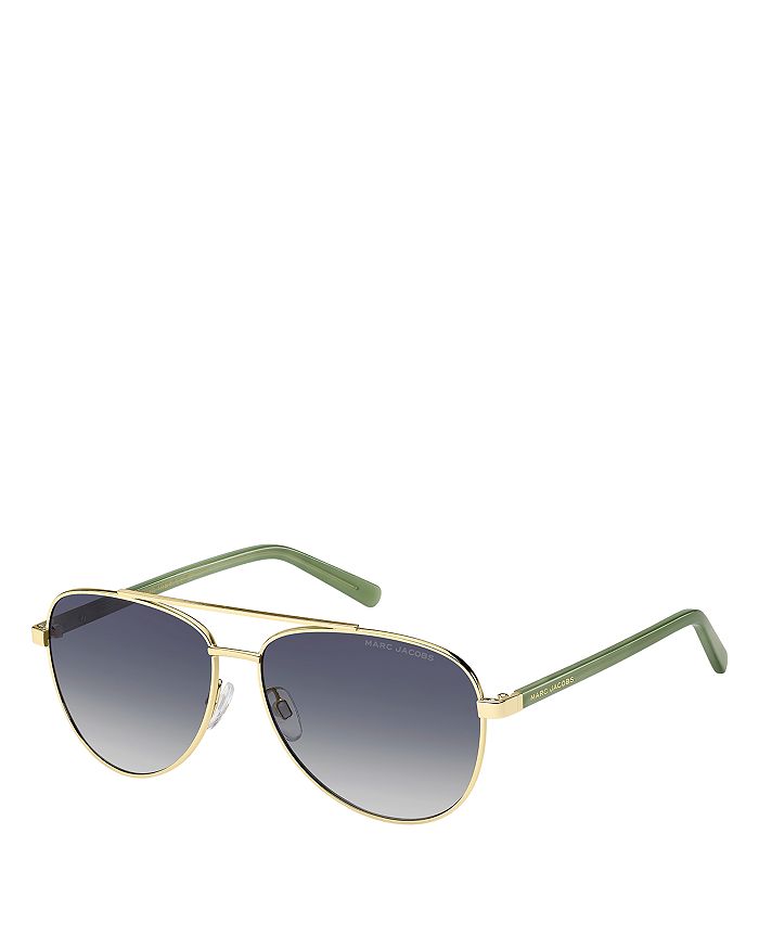 MARC JACOBS Aviator Sunglasses, 60mm | Bloomingdale's